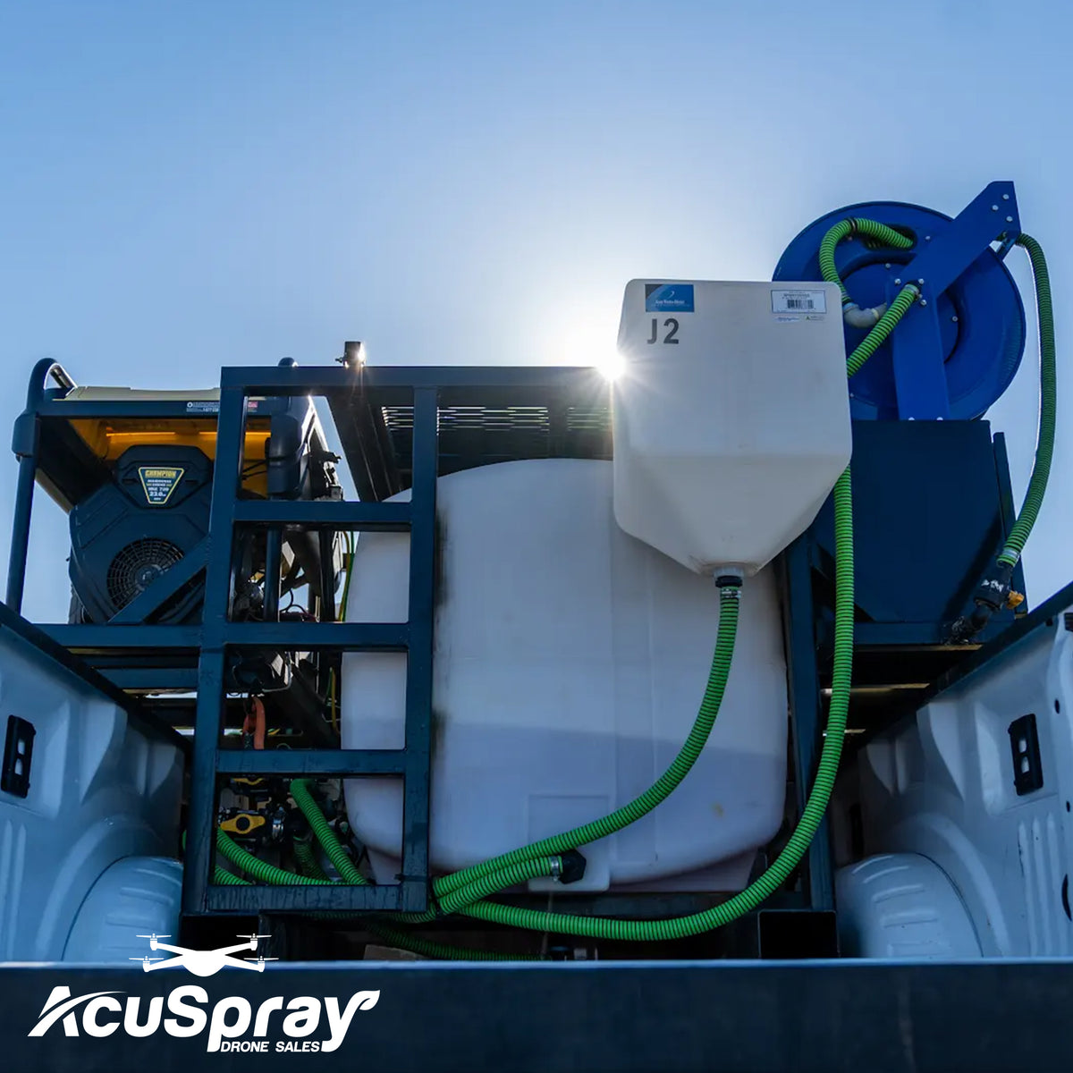 RoadRunner Pickup Box Spray Drone Tendering System – AcuSpray Drone Sales